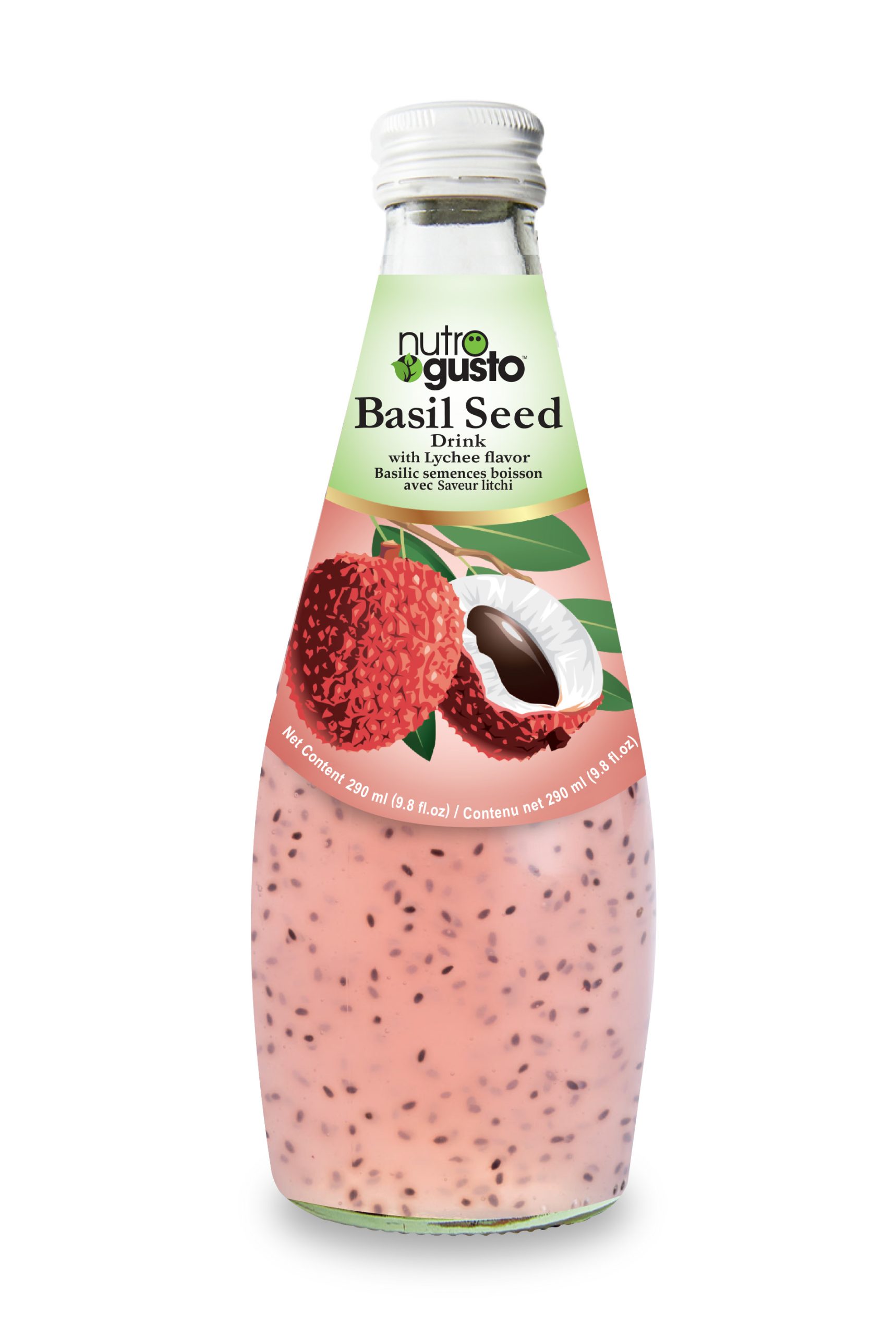 Delicious Nutrogusto Basil Seeds With Mango Juice 290mL.